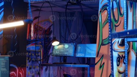 Software Interface On Computer Screens Showing Developer Code Running