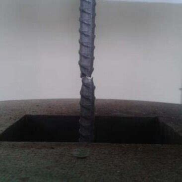 Tensile Tests On Mm Rebar Sample Download Scientific Diagram