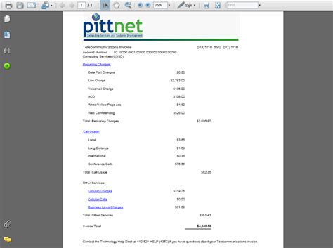 Getting Started With Telecommunications Online Billing Information Technology University Of