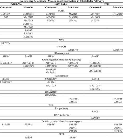 Evolutionary Selection On Genes Related To Signaling Pathways Download Scientific Diagram