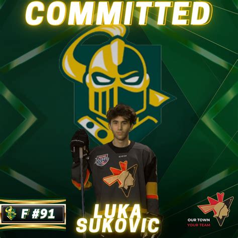 SUKOVIC COMMITS TO CLARKSON UNIVERSITY Alberta Junior Hockey League