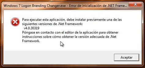 Iron Lammer Solución Al Error De Inicializacion De Net Framework V4030319