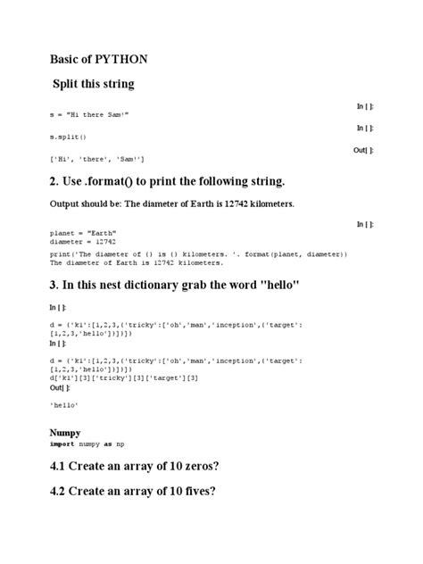 Basic of Python | Download Free PDF | Computing | Computer Science