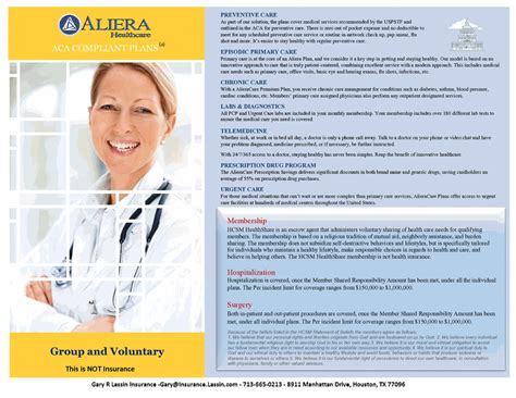 Group Health Plans Gary R Lassin Healthcare And More