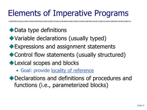 Ppt Imperative Programming Powerpoint Presentation Free Download