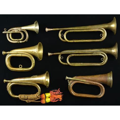 6 Wwi Era Military Bugles Poulin Auctions