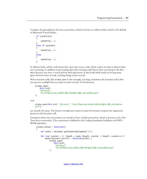 Web Development J Query Programming Conventions 21 Compare