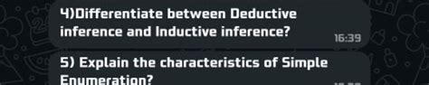 Чdifferentiate Between Deductive Inference And Inductive Inference163
