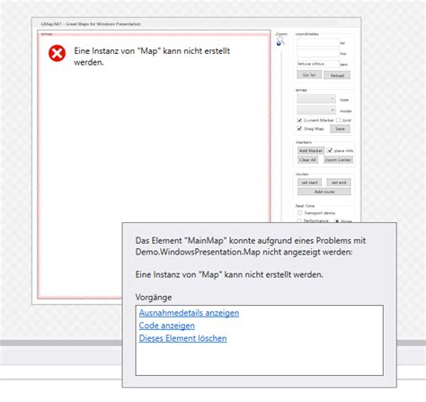 Cannot Create An Instance Of GMapControl WPF Application Error Issue 50 Judero01col GMap