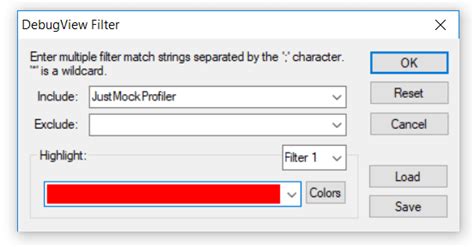 Profiler Log And Trace Justmock Documentation Telerik Justmock
