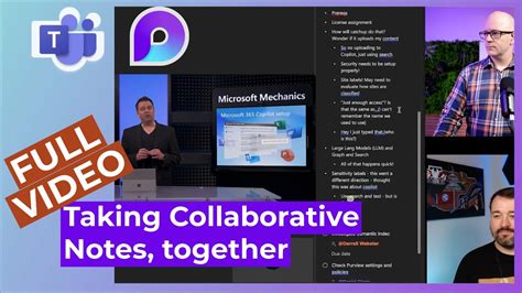 Taking Collaborative Notes In Microsoft Teams Together FULL VIDEO YouTube