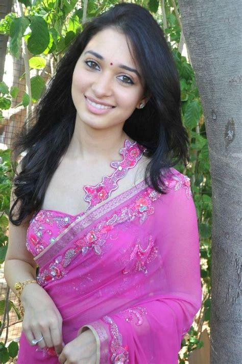 Tamanna Bhatia Gorgeous Photos In Pink Saree Indian Actress Wallpapers Photos And Movie Stills