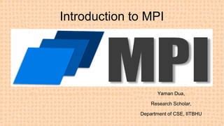 Introduction To MPI PPT