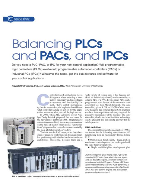 Balancing Pac Ipc Plc Pdf Pdf Programmable Logic Controller Field Programmable Gate Array