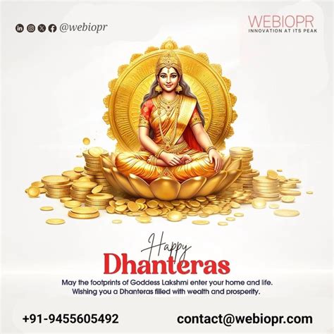 Webiopr Tech Solution Wts Pvt Ltd On Linkedin Dhanteras Dhanteras2023 Webiopr