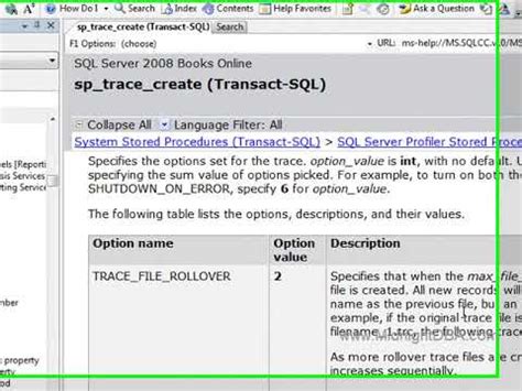 Setup Server Side Trace MidnightDBA