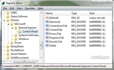 How To Restrict Users From Changing Settings In Internet Explorer Options Window AskVG