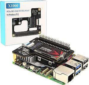 Geekworm X M Key M NVMe SSD Pip PCIe Peripheral Board For Raspberry Pi Amazon Co Uk