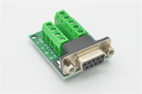 Db9 Female Breakout Board Rs232 Rs485 Bc Robotics