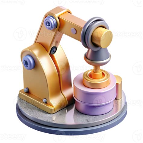 Stunning Classic Robot Arm Assembling Product Manufacturing Automation Cutout For Industrial