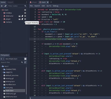 Combo Attack System Blocked By Movement Code Rgodot