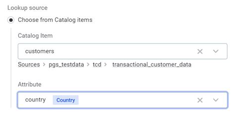 Lookup Items Ataccama One