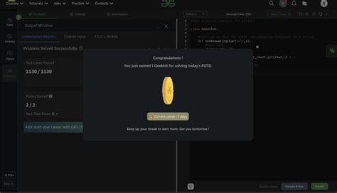 dsa codingchallenge geeksforgeeks problemsolving gfg160 seeza samreen shaik
