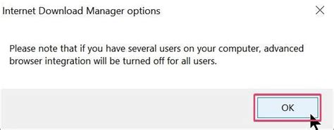 fix idm integration module not working in chrome firefox edge web browser