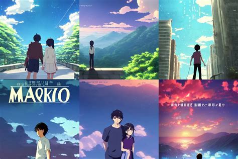 Movie Poster For Makoto Shinkai Next Movie Stable Diffusion OpenArt
