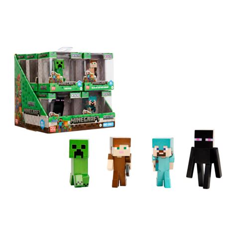 Minecraft 2 5 Metalfig Assortment 12 Piece Display Ikon Collectables