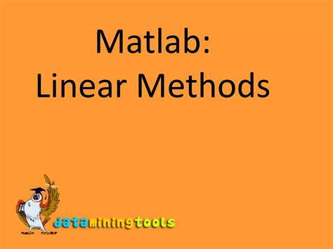 Matlablinear Methods Quantiles Pptx