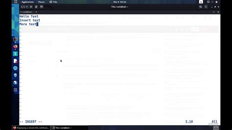 linux basics how to use vi text editor youtube