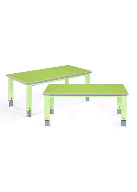 Start Right Height Adjustable Classroom Table Rectangular Pack Of 2