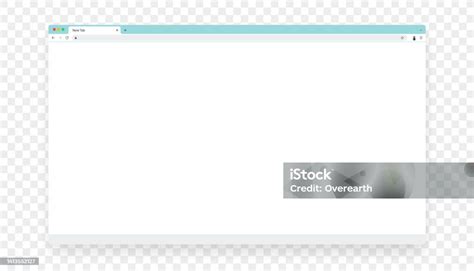 Empty Internet Browser Window With White Page Stock Illustration Download Image Now Template