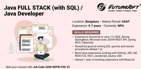 Javafullstackdeveloper Javafullstack Javadeveloper Mandatoryskills