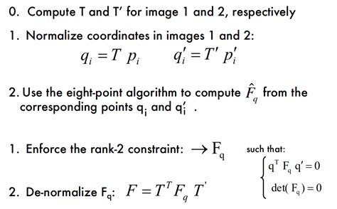 Cs231a Lecture 5：epipolar Geometry 所念皆星河