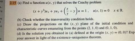 solved 2 15 a find a function u x y that solves the