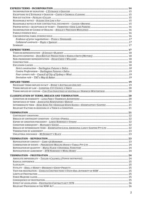 Contracts Exam Notes Laws 2003 Contracts Wsu Thinkswap