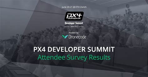px4 developer summit 2019 survey results — dronecode foundation