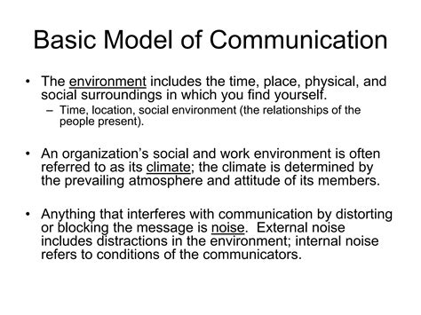 Communication Process Model Ppt