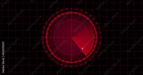4k Animation Of Red Hud Radar Interface With Targets Futuristic Hud Element Futuristic Hud