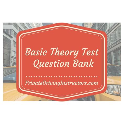Basic Theory Testbtt Test Questions Private Driving Instructors