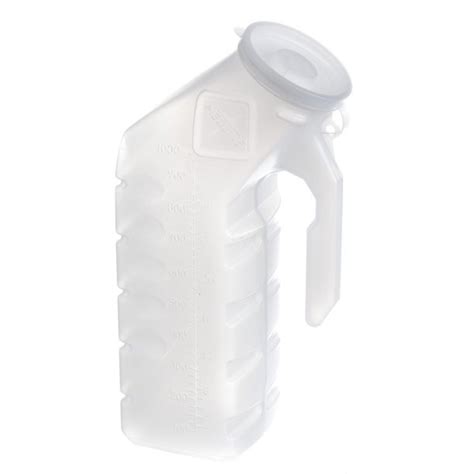 Translucent Male Urinal With Lid 32oz1000ml Dixie Ems