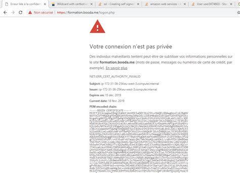 Amazon Web Services AWS Let S Encrypt Wildcard Certificate Stack Overflow