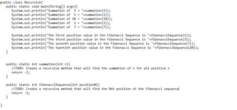 Answered Public Class Recursive Public Static Bartleby