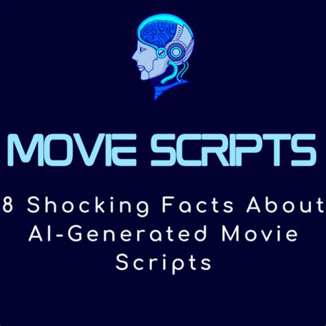 8 Shocking Facts About Ai Generated Movie Scripts
