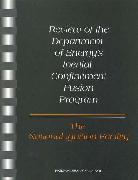 Review Of The Department Of Energys Inertial Confinement Fusion Program The National Ignition
