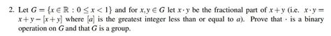 Solved 2 Let G XR 0x
