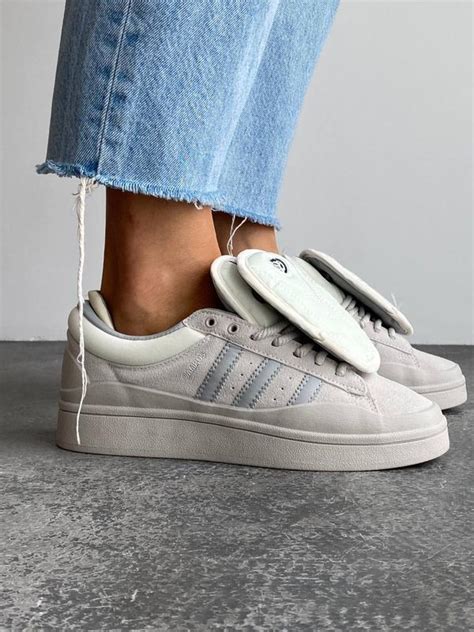Демисезонное серие кроссовки кеды adidas campus серые женские кроссовки ...