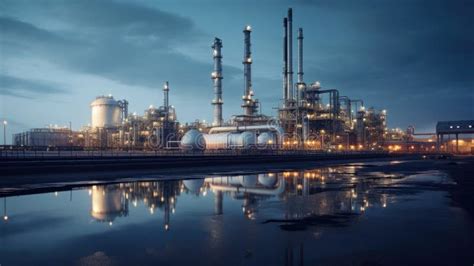 Refinery Chemical Plant Engineering Energy Factory Industrial Pipeline